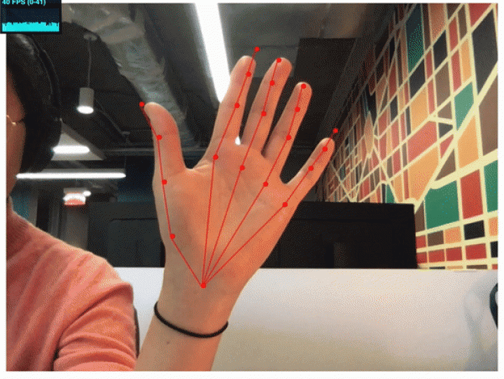 손 마디 인식하기 , HandPose– ML5.js « Makezone – 인터랙티브 미디어, fablication 그리고 사물인터넷(IoT)